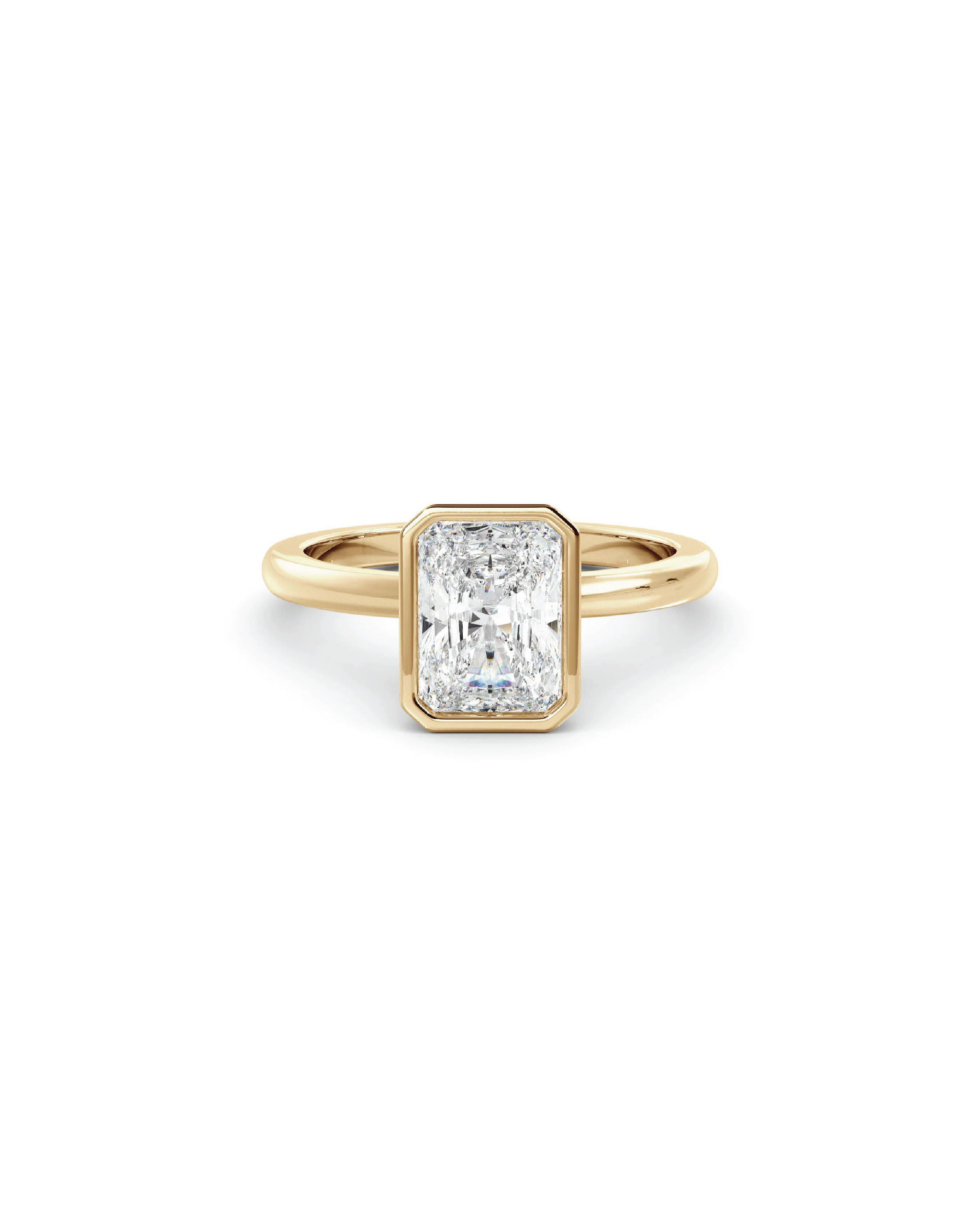 Radiant Bezel Solitaire